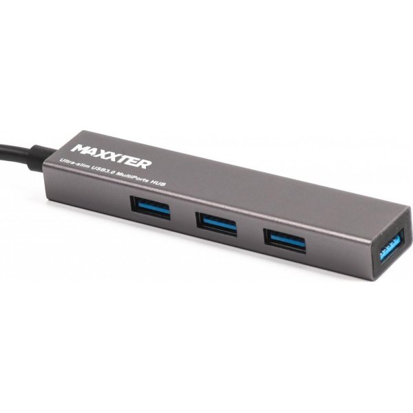 Концентратор USB Type C Maxxter HU3С-4P-02 купить | ELMIR - цена, отзывы, характеристики