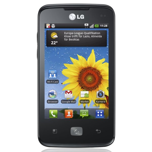 Мобильный телефон LG E510 Optimus Hub Black купить | ELMIR - цена ...