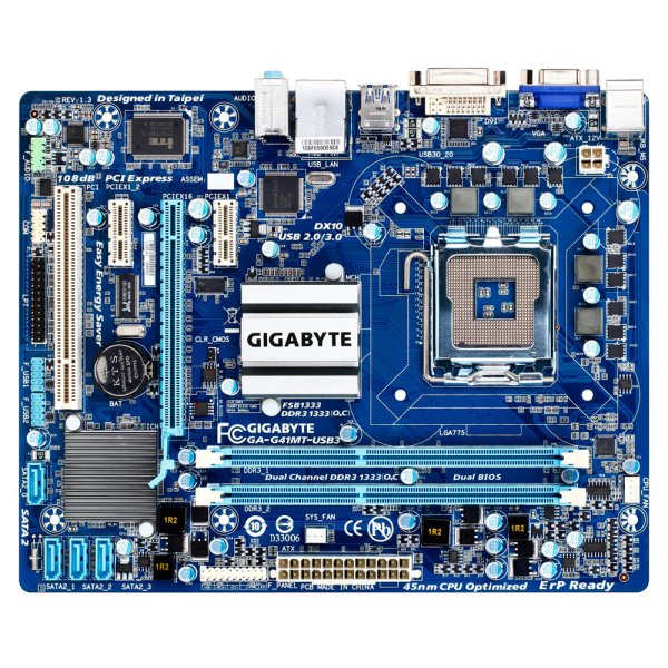 Материнская плата GigaByte GA-G41MT-USB3 s-775 G41 купить | Elmir ...