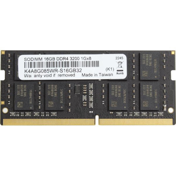 Модуль памяти SO-DIMM Samsung DDR4 16GB 3200MHz C22 OEM (K4A8G085WR-S16GB32) купить | ELMIR ...