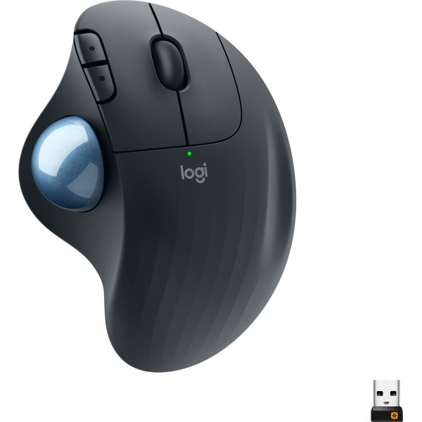 Мышь Logitech M575 Ergo Graphite (910-006221) купить | ELMIR - цена, отзывы, характеристики