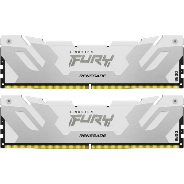 Модуль памяти Kingston Fury DDR5 64GB 2x32GB 6000MHz Renegade White (KF560C32RWK2-64) купить ...