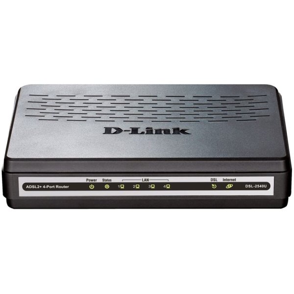 ADSL-роутер D-Link DSL-2540U купить | ELMIR - цена, отзывы, характеристики