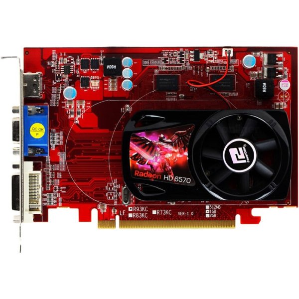 Видеокарта PowerColor PCI-E Radeon HD6570 1GB DDR3 (AX6570 1GBK3-HEV2 ...