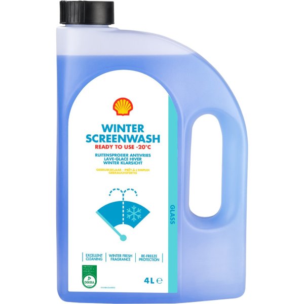 Омыватель стекла зимний Shell Winter Screenwash -21С 4л купить | ELMIR ...
