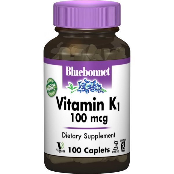 Витамин К1 Bluebonnet Nutrition 100 мкг 100 капсул (BLB0650) купить ...