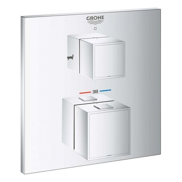 Смеситель для ванны Grohe Grohtherm Cube 24155000 купить | ELMIR - цена ...