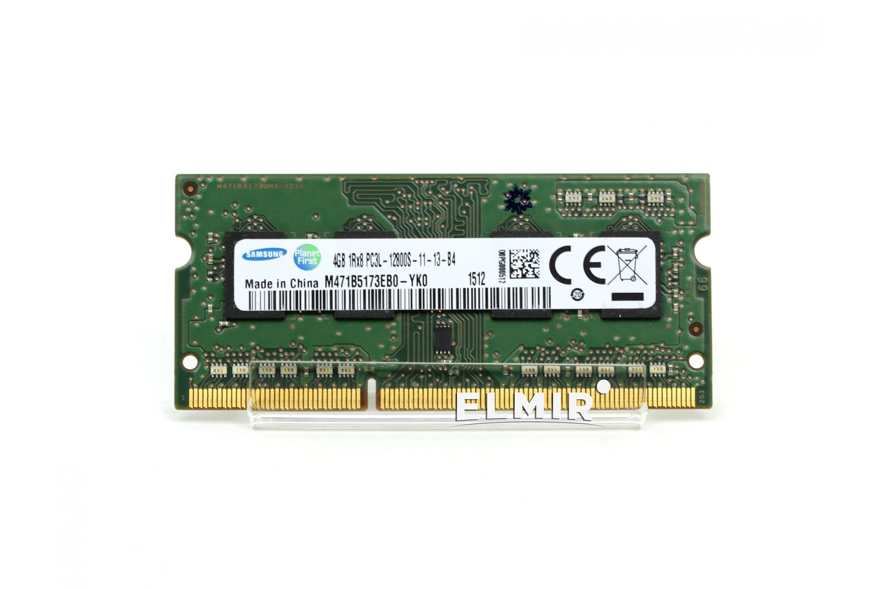 Модуль памяти SO-DIMM DDR3 4GB 1600MHz Samsung (M471B5173EB0-YK0 ...